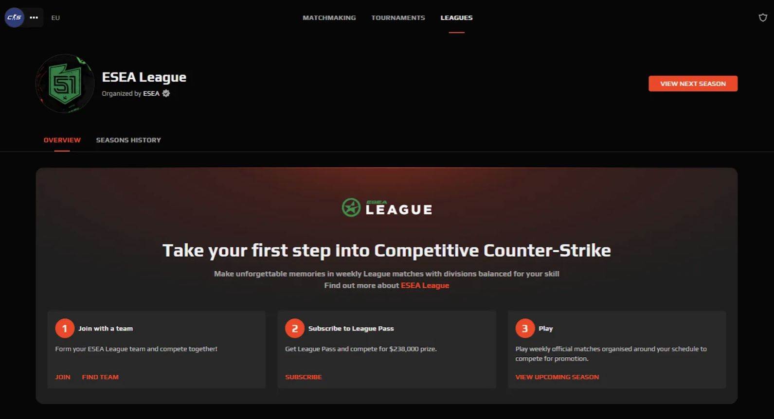 ESEA - Hate Cheaters? CS:GO Where the Pros Play